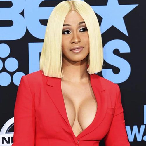 Cardi B Deep Cleavage Public Appearances Scandal Planet