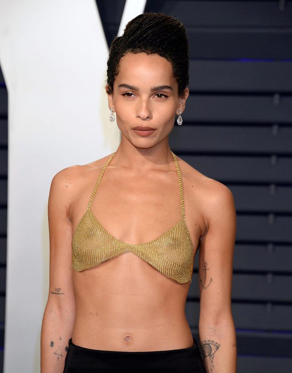 Zoe Kravitz Tits Are Seen At Oscars And Met Gala Scandal Planet