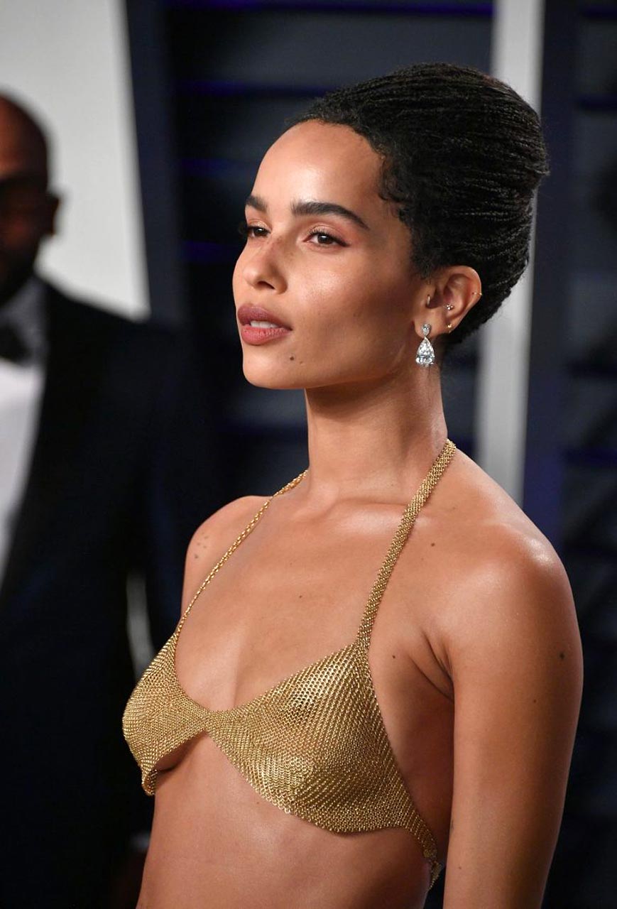 Zoe Kravitz Tits Are Seen At Oscars And Met Gala Scandal Planet